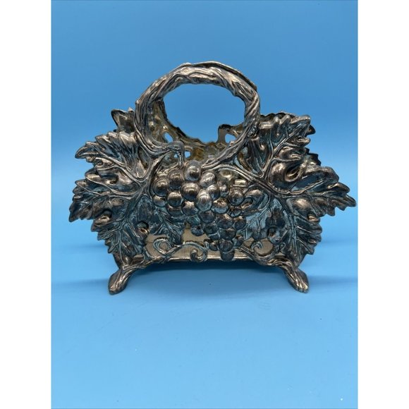 Godinger | Dining | Godinger Silverplate Grape Design Napkin Mail ...